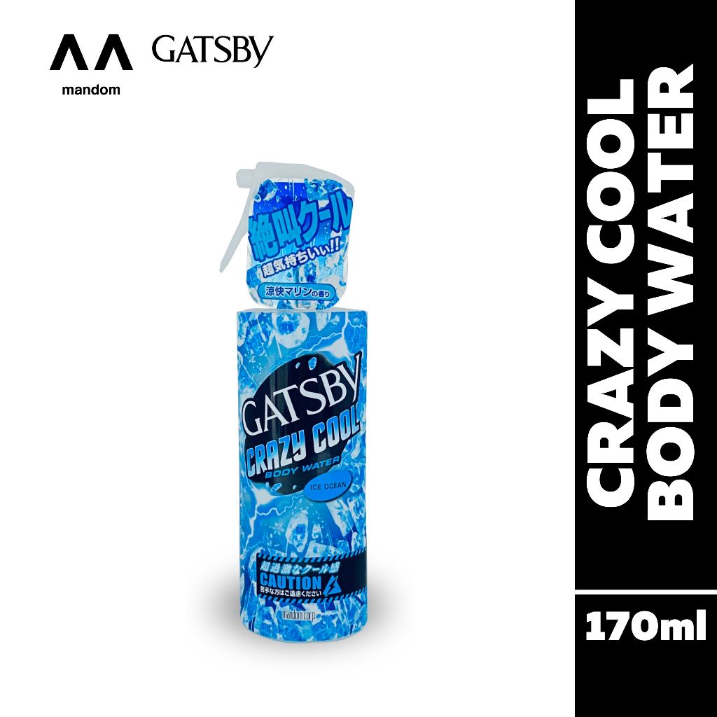GATSBY CRAZY COOL BODY WATER- ICE OCEAN 170ML | Shopee Philippines