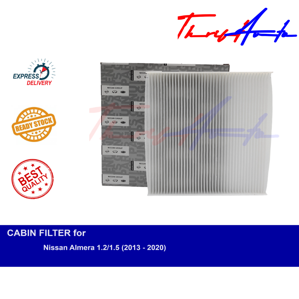 AC Cabin Filter for Nissan Almera 1.2 and 1.5 (2013 - 2020) | Shopee ...
