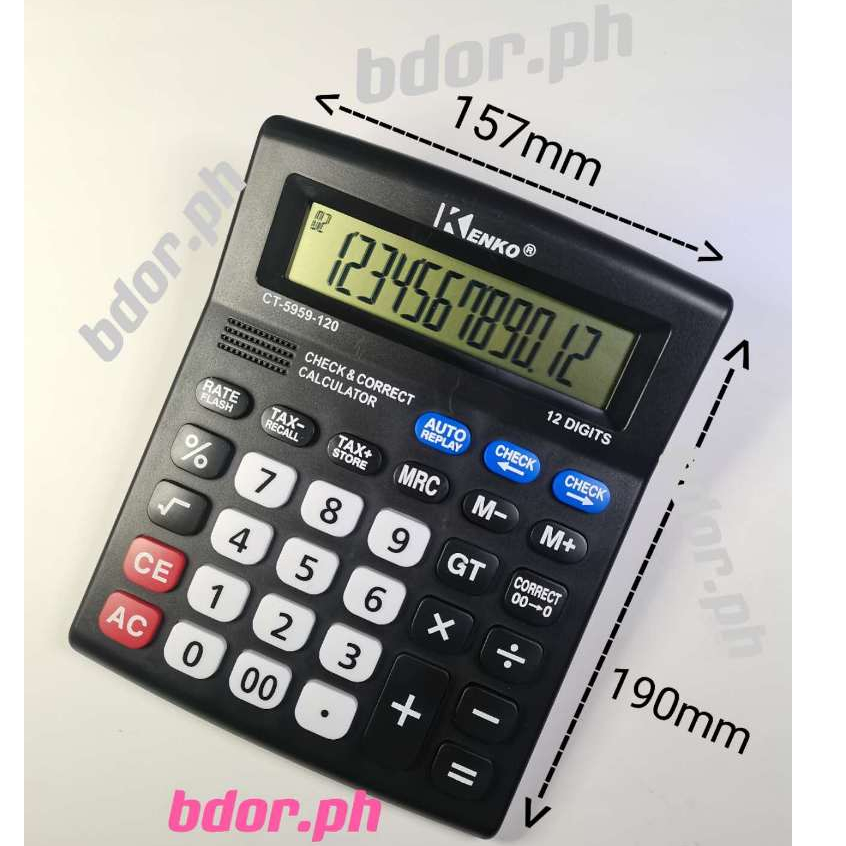 new 12-digit calculator big screen calculator Electronic desktop ...