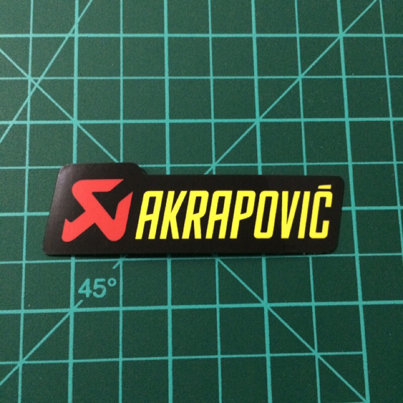 Akrapovic logo sticker | Shopee Philippines