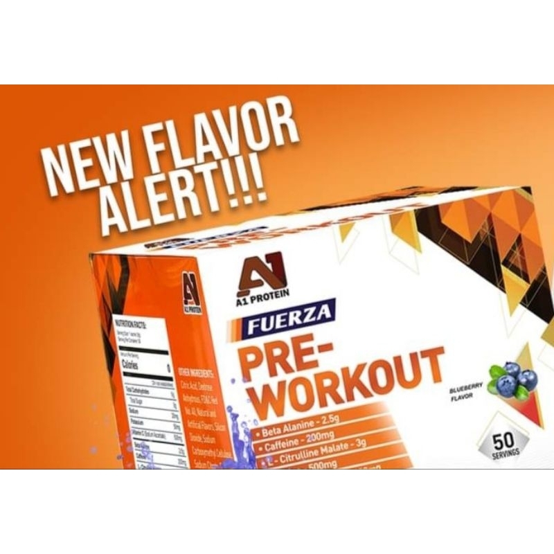 A1 Protein Fuerza Pre-Workout - 50 Servings, 400g | Shopee Philippines