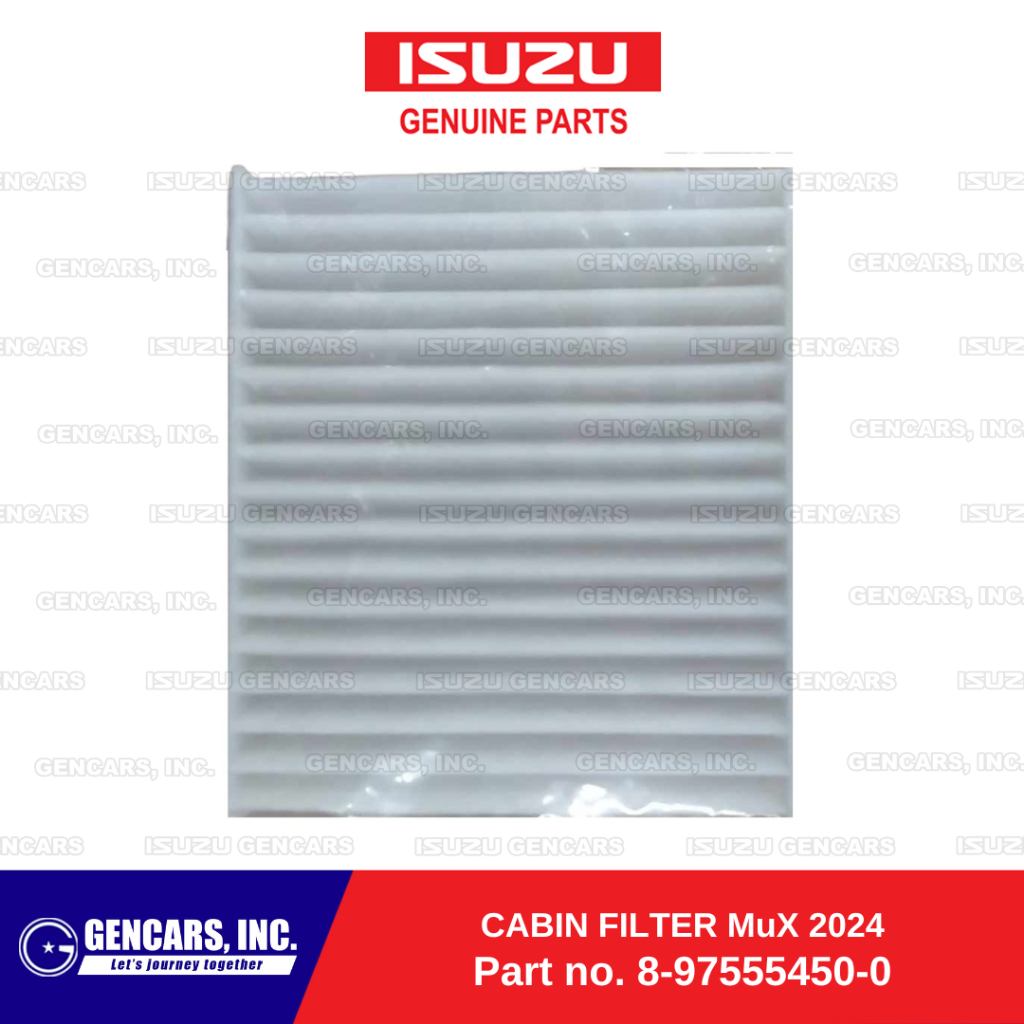 Isuzu Filter; Pollen (Cabin) for Mux / Dmax 2022-2023 (8975554500 ...