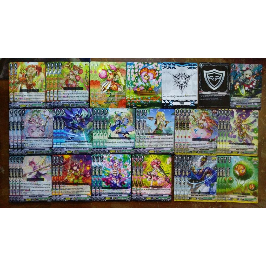 CFV Dream-spinning Ranunculus Maiden Ahsha V-Premium Deck Neo Nectar Cardfight Vanguard English ...