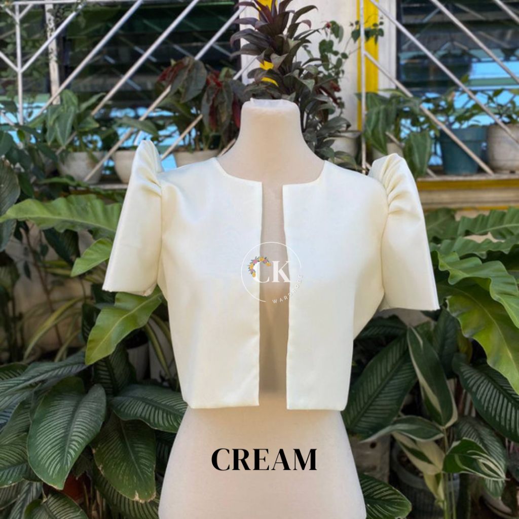 Plain Modern Filipiniana Blazer Basic Formal Wear (Actual Photo ...