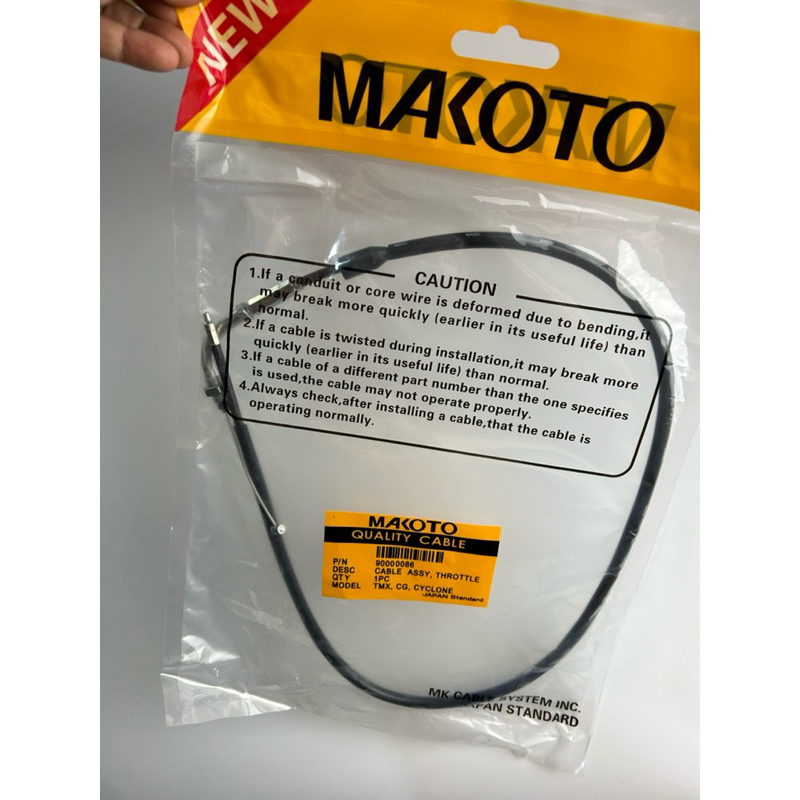 tmx 155 / cg125 throttle cable makoto | Shopee Philippines
