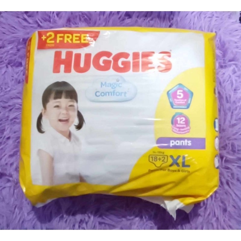 Huggies Magic Comfort XL 20s | Shopee Philippines