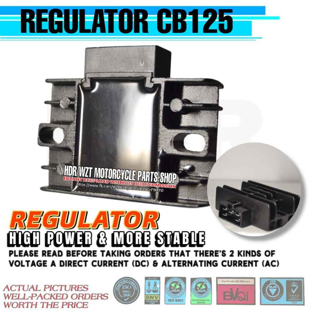 HDR ┊ REGULATOR RECTIFIER (5PINS) FOR HONDA CB125 / CB 125 JAPAN ...