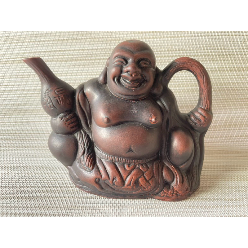 Yuxing Pottery Chinese Smiling Buddha Teapot | Shopee Philippines