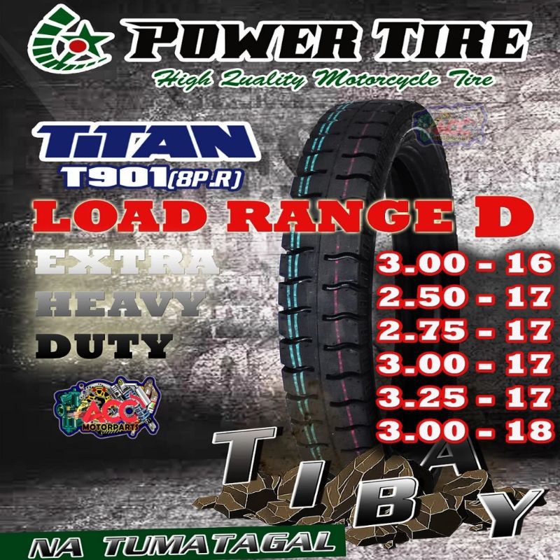 Power tire 300-17 and 275-17 banana type 8ply ratings Heavy duty ...