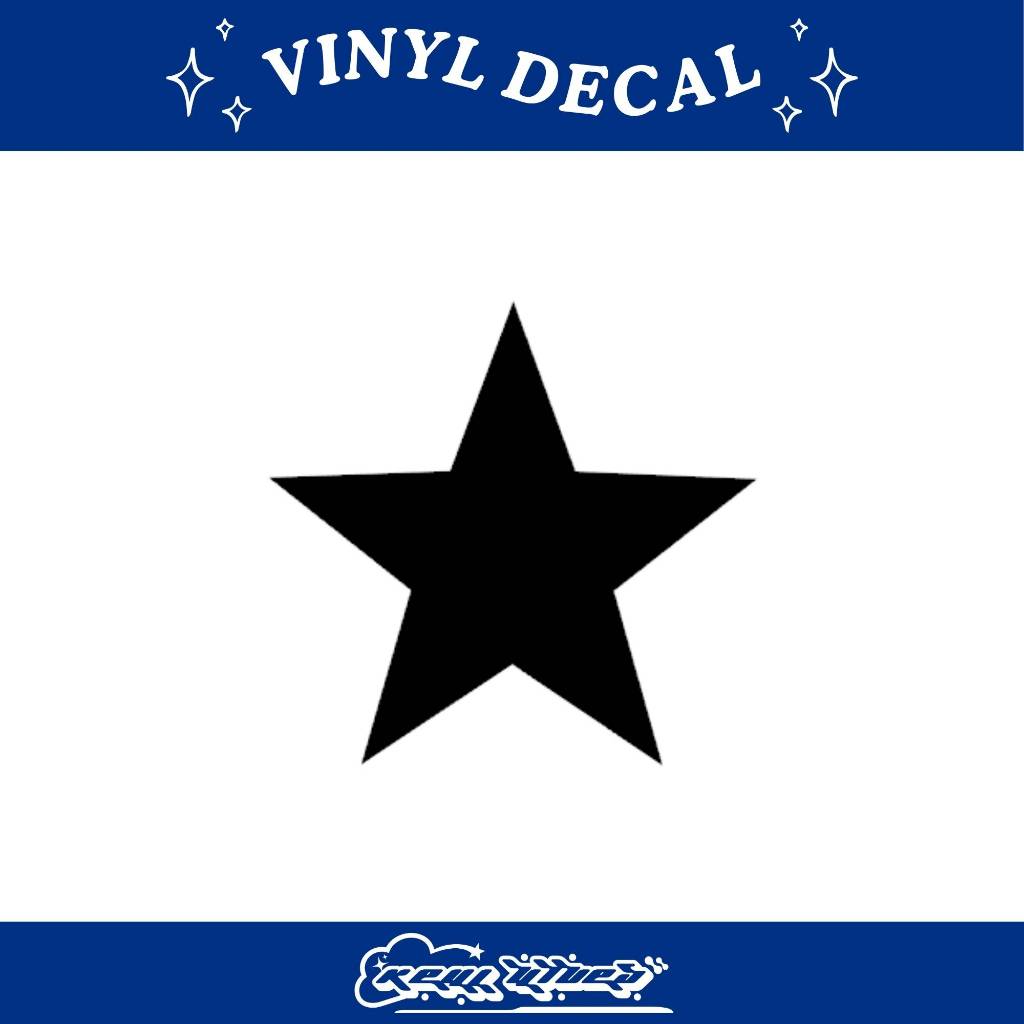 Star logo vinyl decals shape stars laptop tumbler sticker | Shopee ...