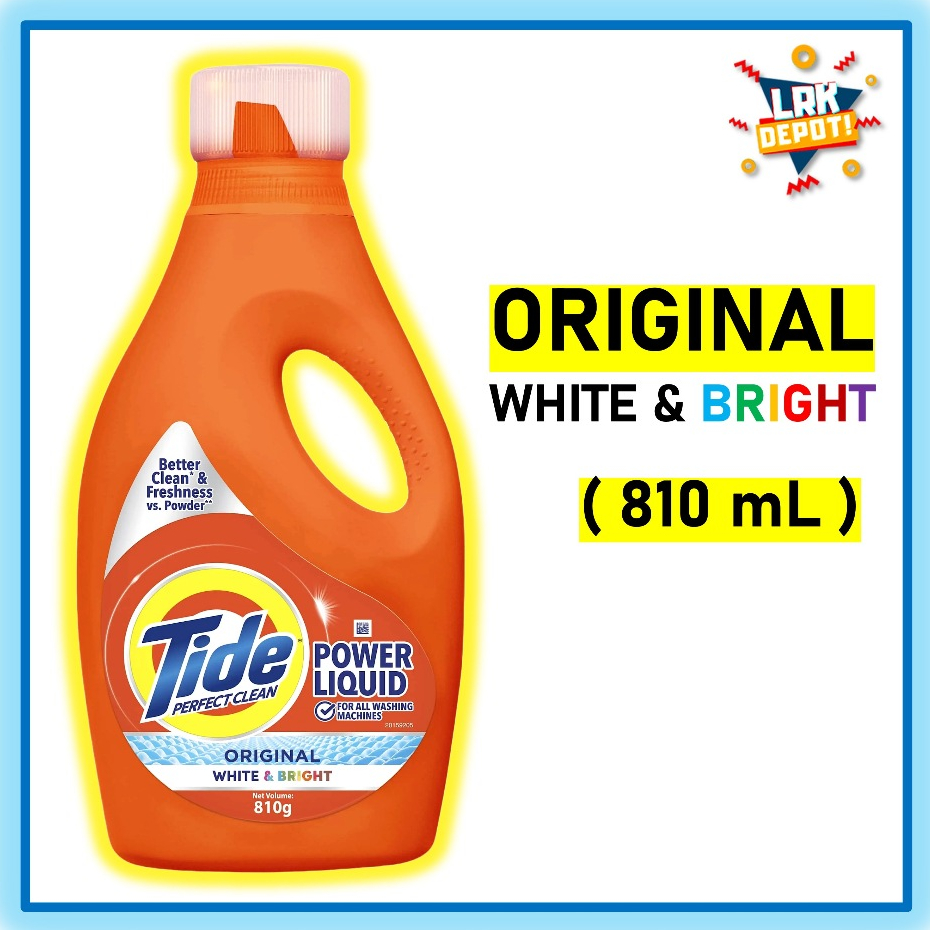 Tide Perfect Clean Original WHITE & BRIGHT Liquid Laundry Detergent ...