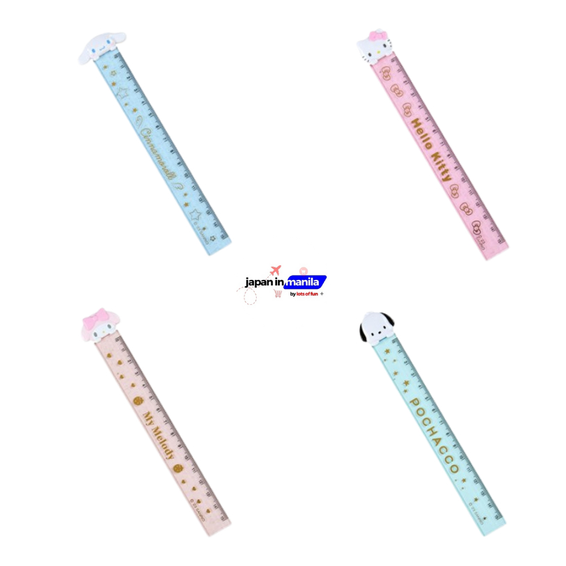 SANRIO ruler 15cm Hello Kitty Kitty Hello Kitty 4 × 0.6 × 18.3cm Kids ...