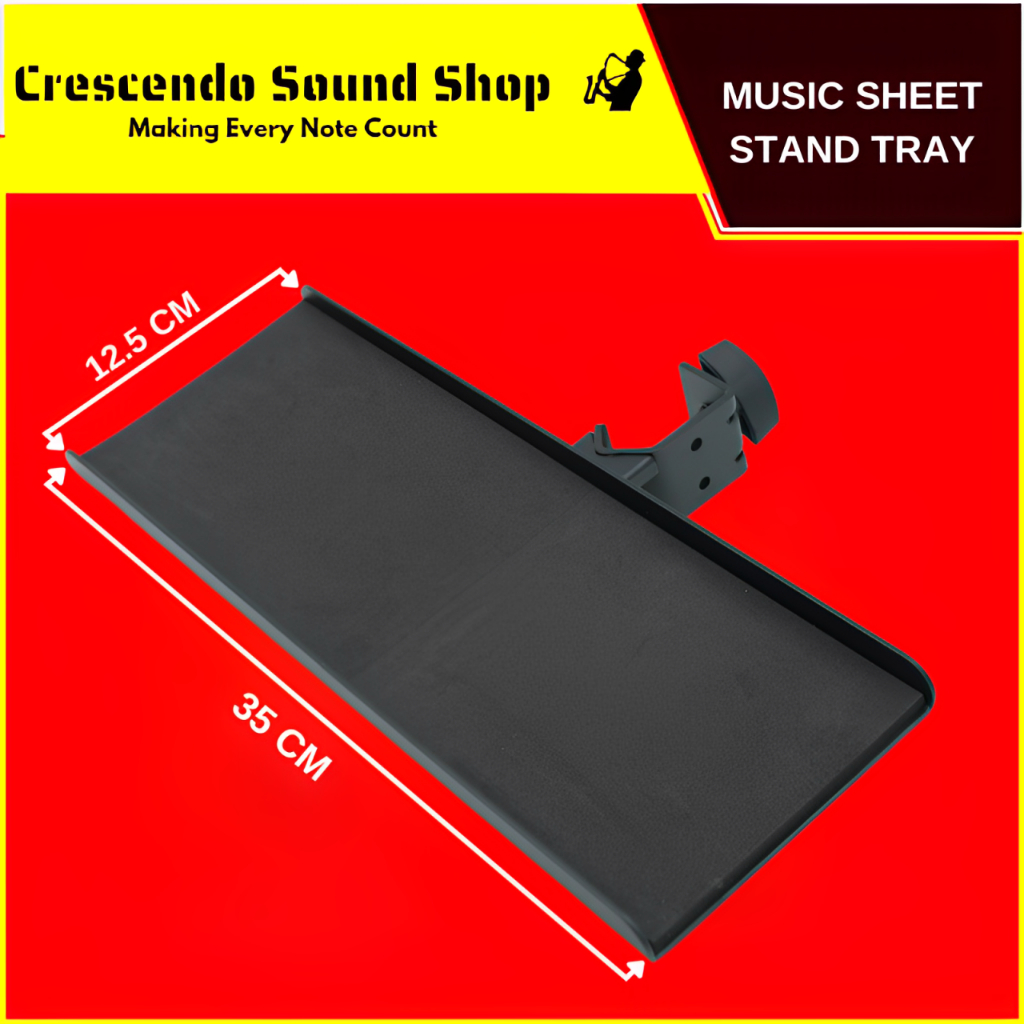 Music stand tray / Additional accessory shelf / Cup, miscellaneous ...