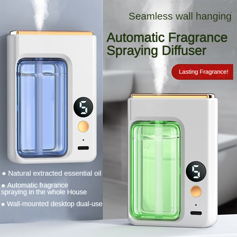 Automatic Aroma Diffuser Aroma Diffuser Air Freshener Rechargeable Humidifier Essential Oil ...