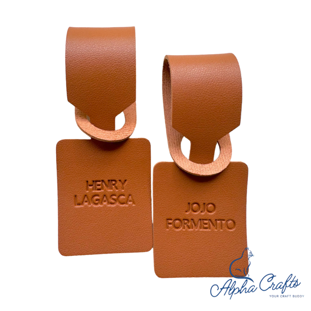 Personalized Leather Bag Tag | Luggage Tag | Shopee Philippines