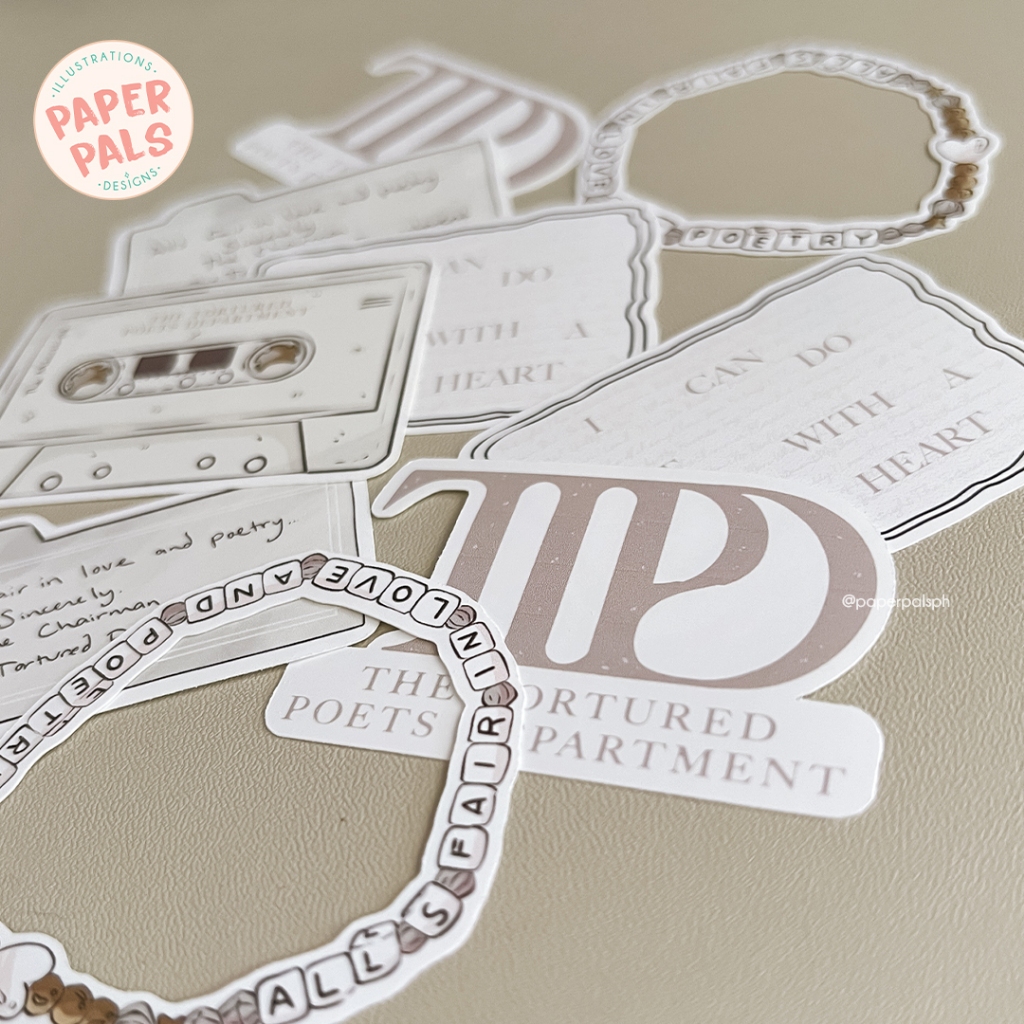 The Tortured Poets Department, Taylor Swift Stickers, Swiftie Sticker ...