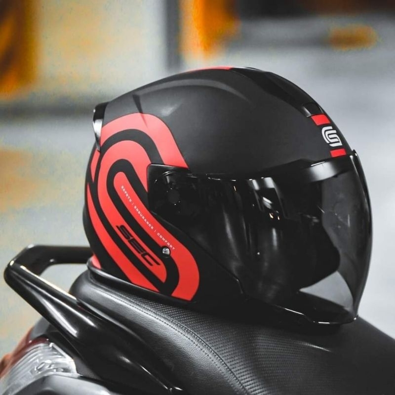 SEC Mist, Moon and Aldebaran Half Face helmet | Shopee Philippines