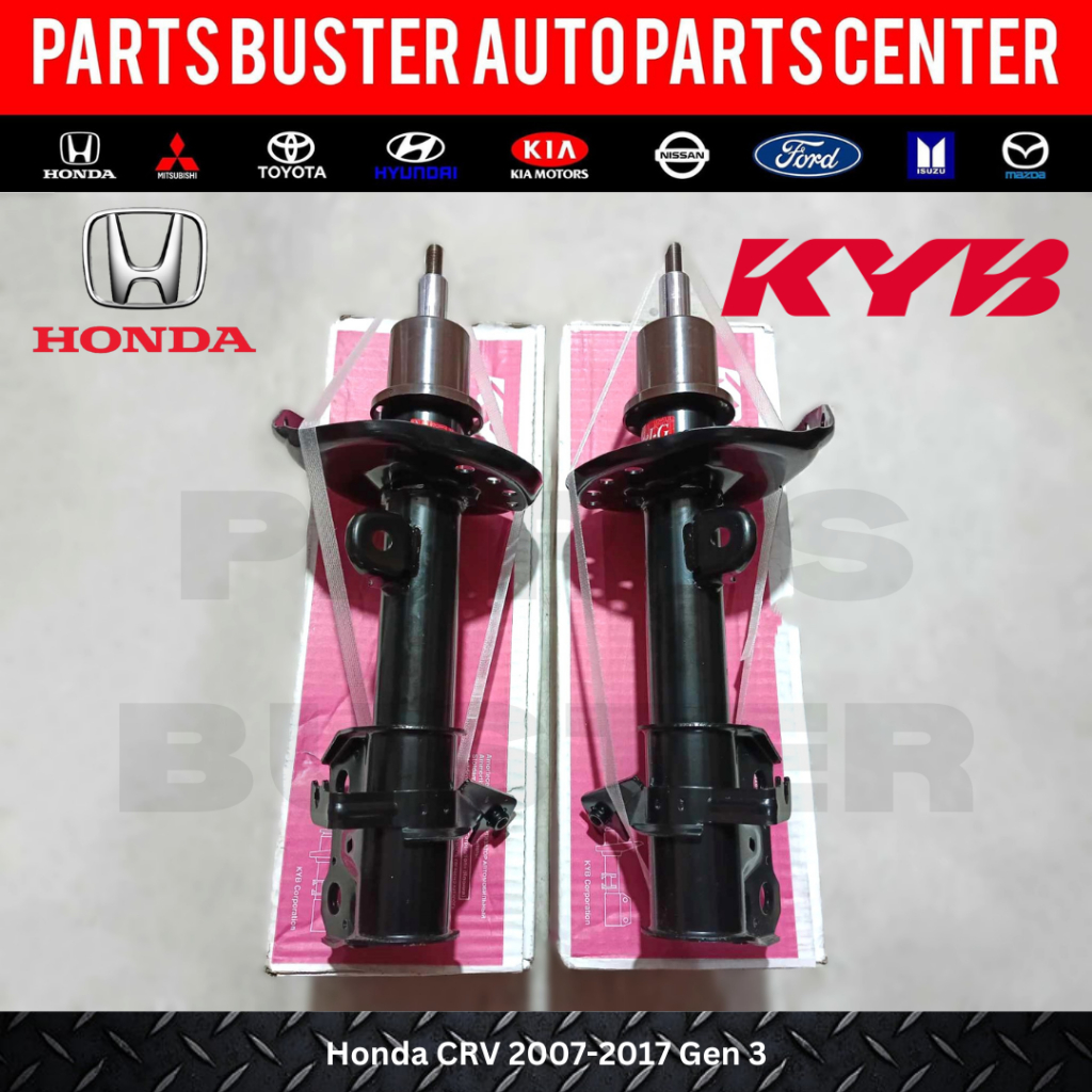 KYB Excel-G Front Shock Absorber Set Left and Right for Honda CRV 2007-2017 Gen 3-4 (339261/ ...