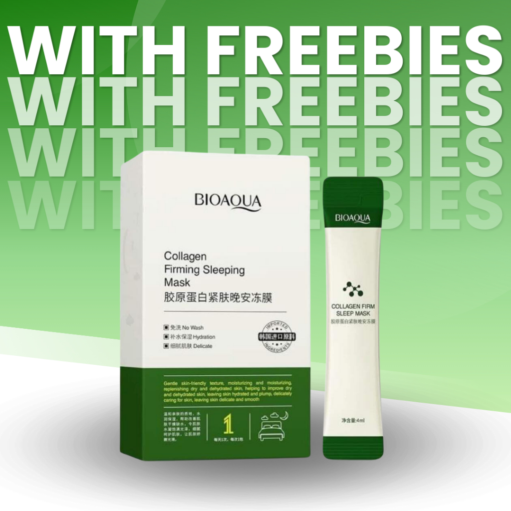 Bioaqua Collagen Firming Good Night Mask 20PCS per box for glowing skin ...