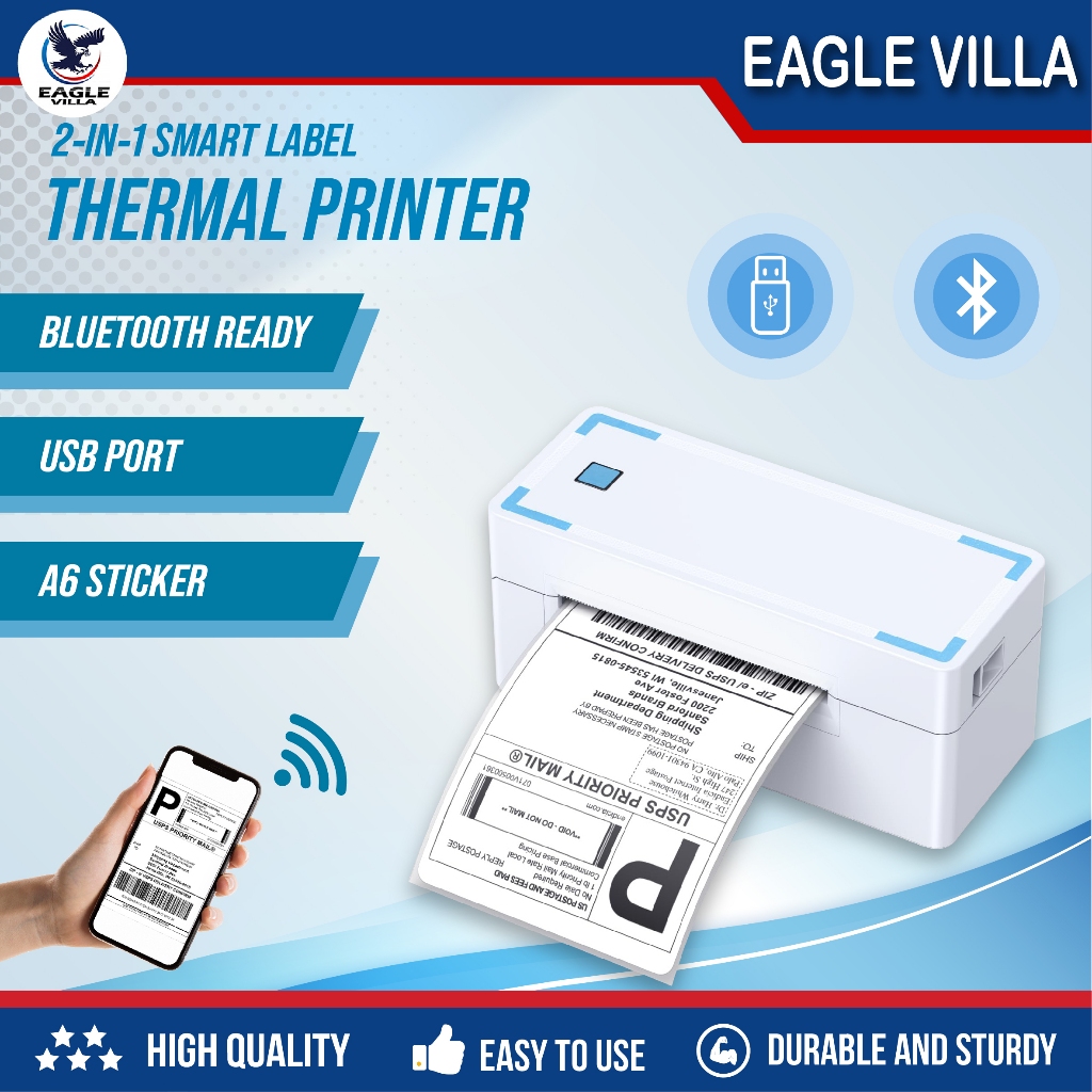 Xprinter XP-D463B Thermal Label Printer (USB+BLUETOOTH) | Shopee ...