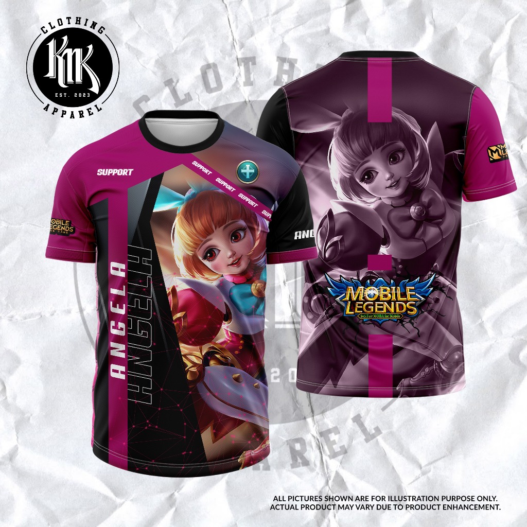 (SUPPORT) Summer Round Neck Outfit Full Sublimation Mobile legends 3D ...