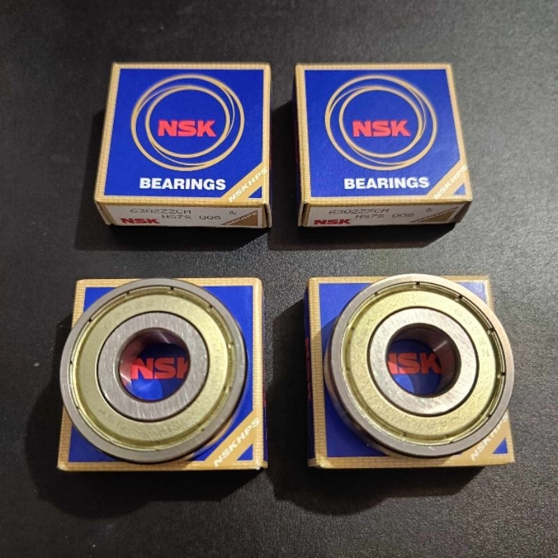 NSK BEARING JAPAN DOUBLE METAL SEAL 6000,6200, 6201, 6202, 6203,6205 ...