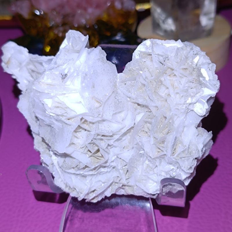 ANGEL WING CALCITE SPECIMEN NATURAL STONE CRYSTAL FROM MEXICO | Shopee ...