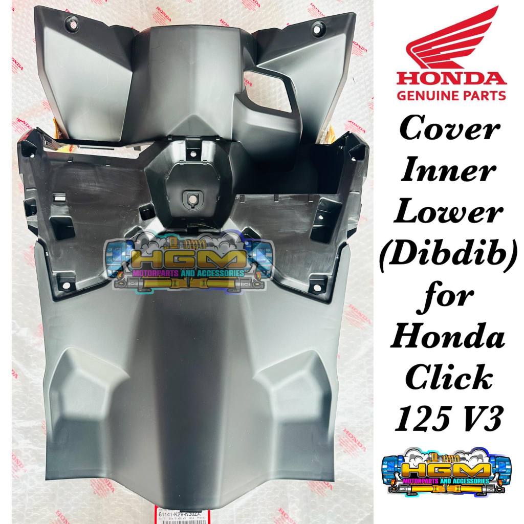 COVER INNER LOWER (DIBDIB) HONDA CLICK 125 V3 | 81141-K2V-N30ZA ...