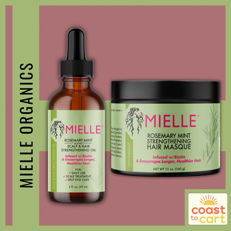 Mielle Organics Rosemary Mint Scalp & Hair Strengthening Oil ...