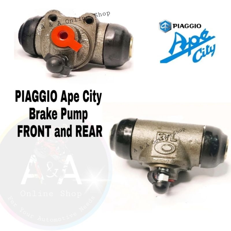 PIAGGIO Ape City Brake Pump FRONT and REAR | Shopee Philippines