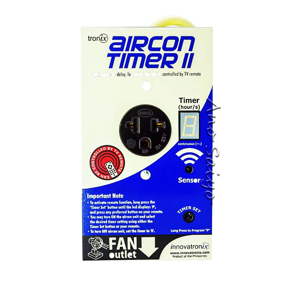 Aircon Timer with Power On Delay Energy Saving Solution for Window Type ...