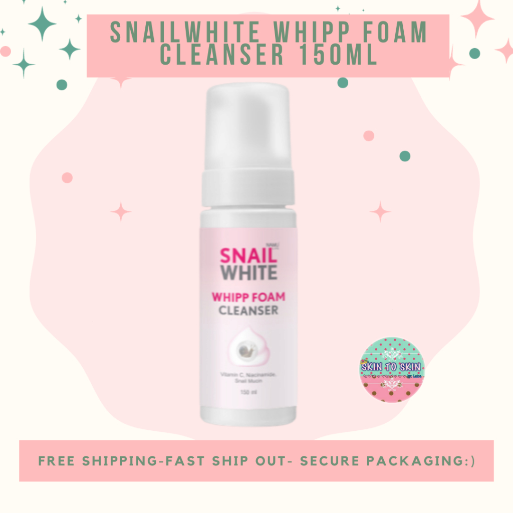 Snailwhite Whipp Foam Cleanser 150ml | Shopee Philippines