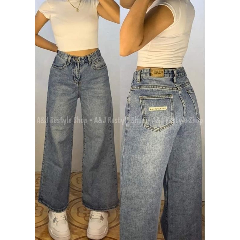 DENIM WIDELEG/SQUAREPANTS/BAGGY PANTS - BEA 19A KOREAN FACTORY SEALED ...