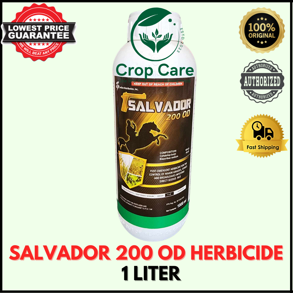 SALVADOR 200 OD HERBICIDE - POST EMERGENT HERBICIDE - 1 Liter - JARDINE ...