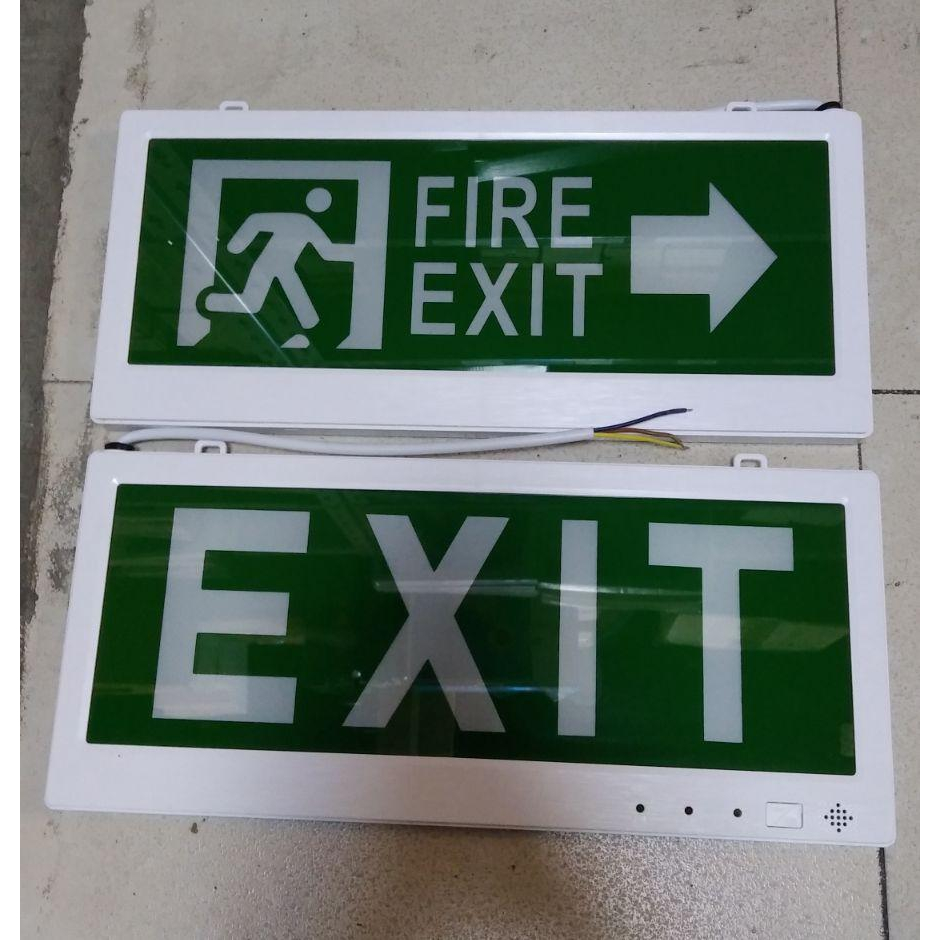 Light LED Fire Exit Lights/Emergency Signage/Single and Double Faced ...