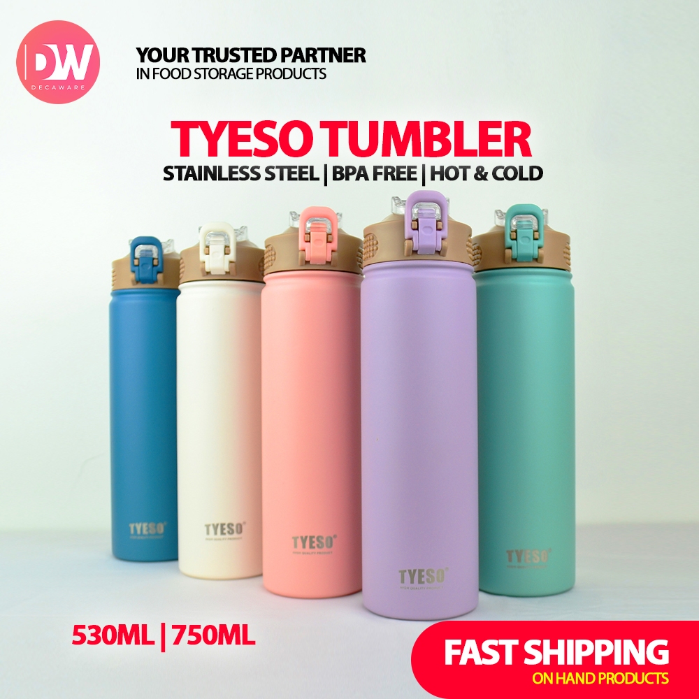 Original Tyeso Tumbler 530ML 750ML Vacuum Insulated Tumbler Stainless ...