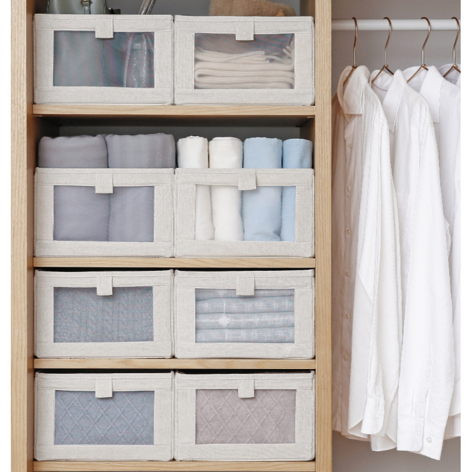 Wardrobe Storage Boxes Containers for Organizing Clothing Closet ...