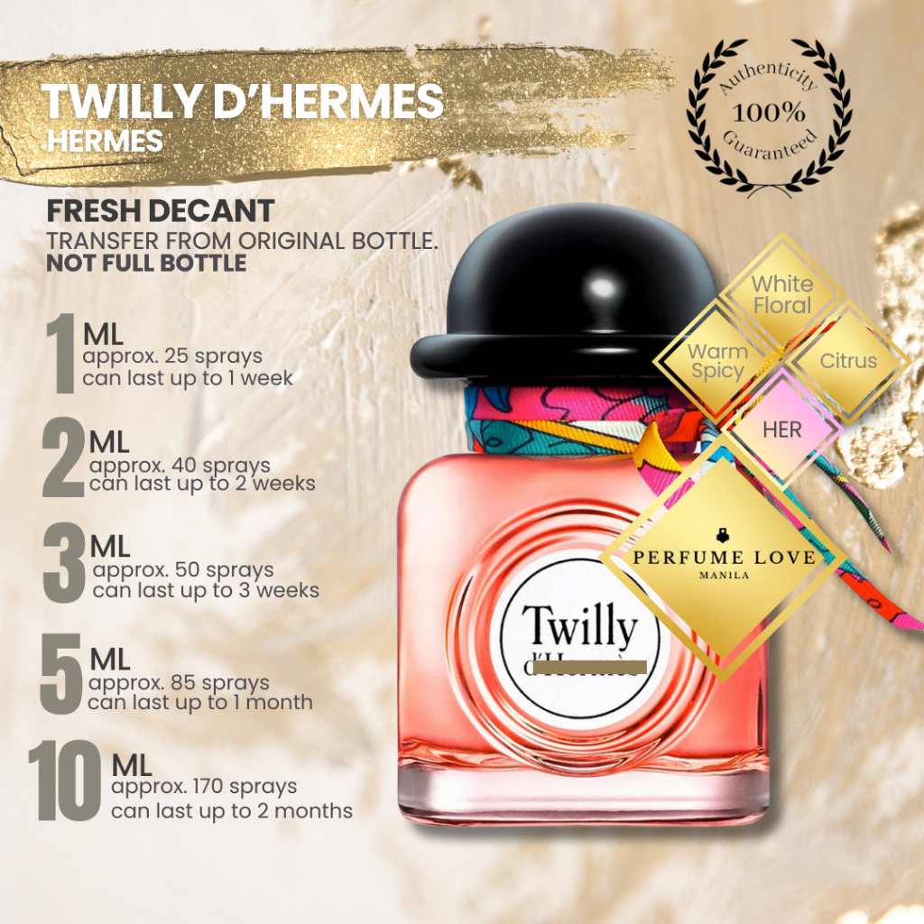 PERFUME DECANT Twilly eau de parfum | Shopee Philippines
