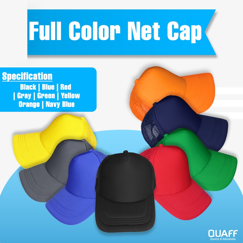 QUAFF Printable Mesh Cap for Men and Women Baseball Cap / Net Trucker ...