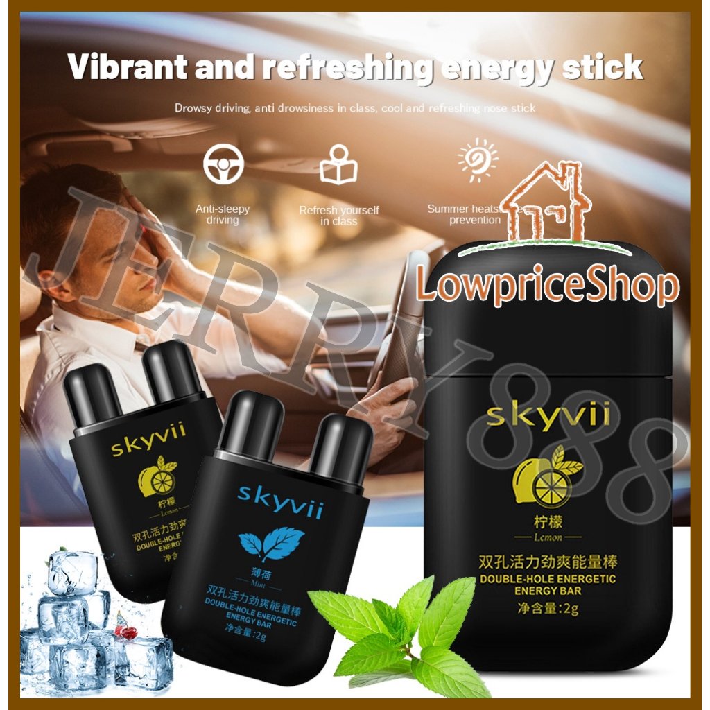 JERRY888 1pcs Skyvii Energy Bar Inhaler For Nose Vegan Liver Cleaning ...