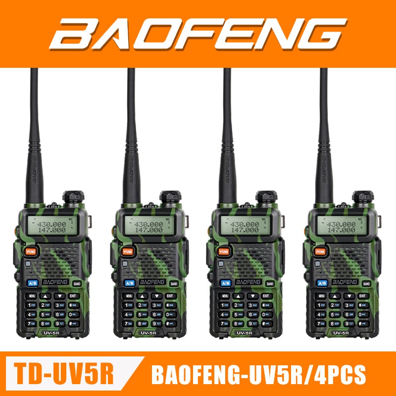 Baofeng UV-5R VHF/UHF Dual Band Two Way Radio Walkie Talkie Long Range ...