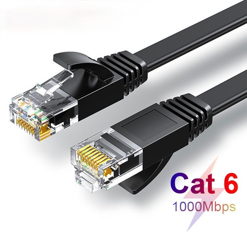 10M 15M 20M 30M 40M 50M Round Cat6A Flat Cat6 Internet RJ45 Ethernet ...
