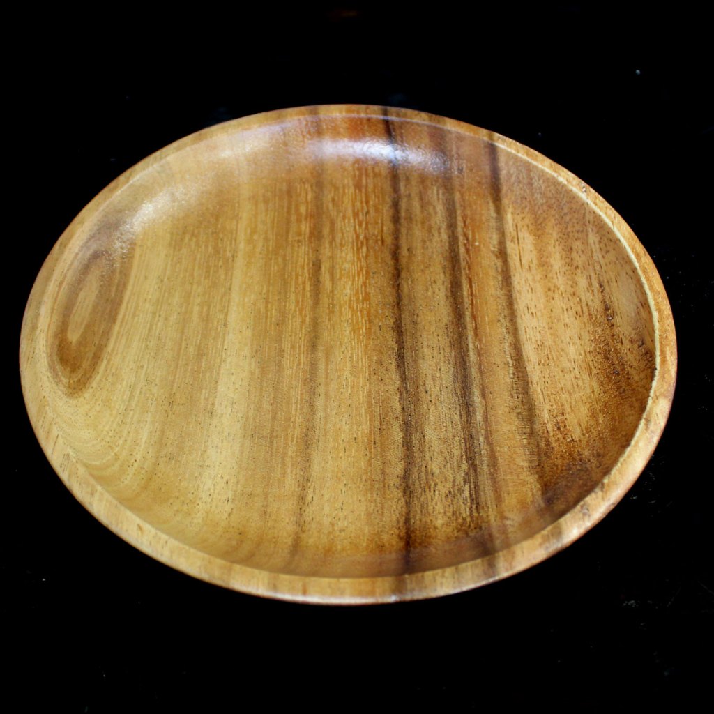 3 pcs / 4 pcs Round Wooden Plate 1x8x8 inches | Shopee Philippines