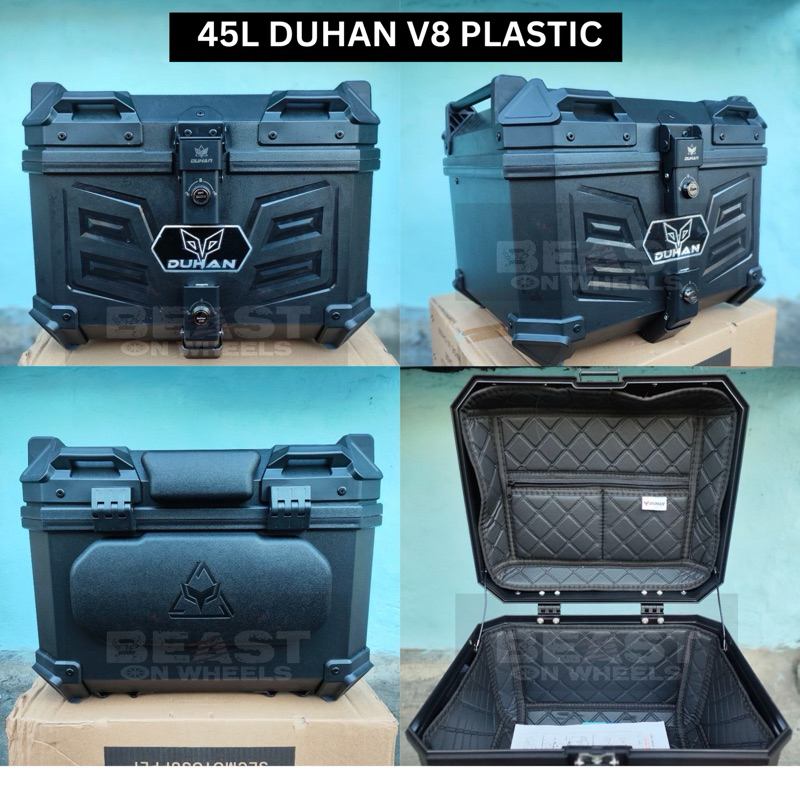 ORIGINAL DUHAN 45L HARD PLASTIC TOPBOX | Shopee Philippines