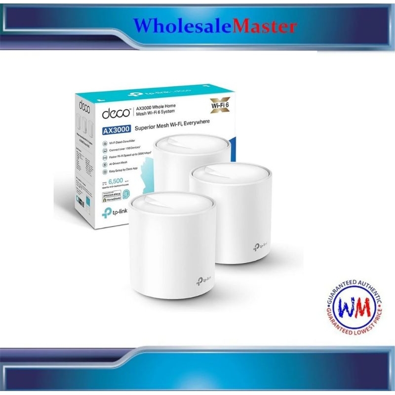 TP-Link Deco X50 Ax3000 Whole Home Mesh Wi-Fi 6 | Shopee Philippines