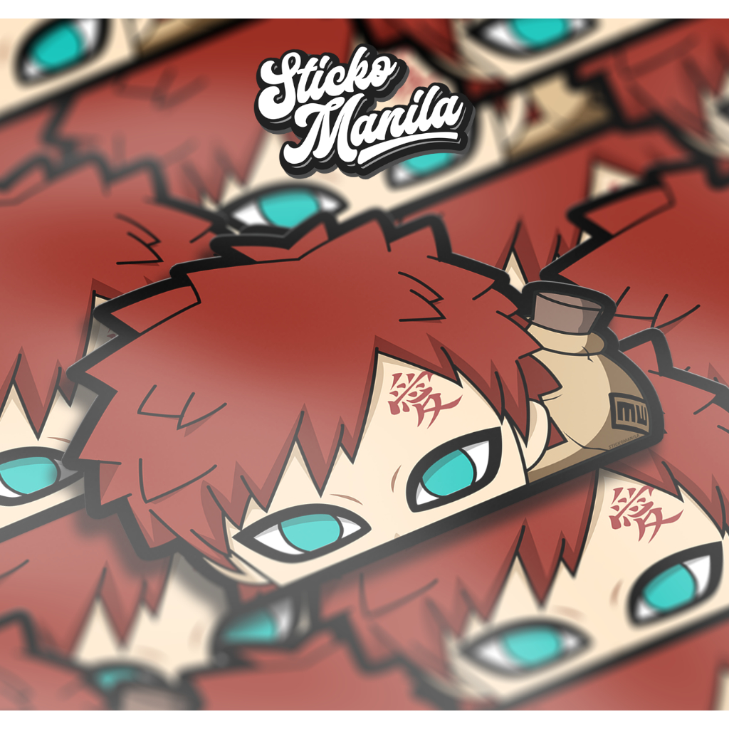 Sticko Manila : Naruto - Gaara (Peeker) | Shopee Philippines