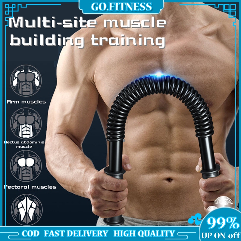 20kg Spring Arm Strength Hand Gripper Power Twister Resistance Bend Bar ...