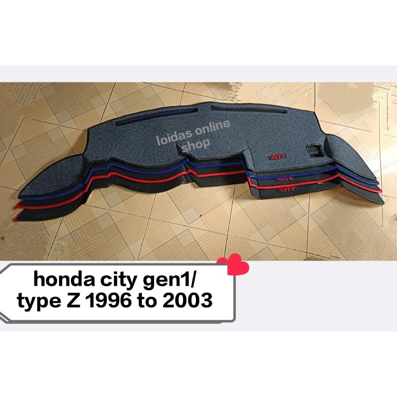 dashboard cover with logo for honda city type Z 1996 to 2003 | Shopee ...