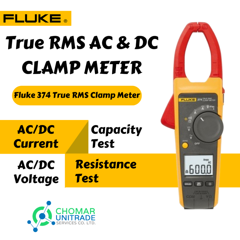 Fluke 374 True Rms Ac/Dc Clamp Meter | Shopee Philippines