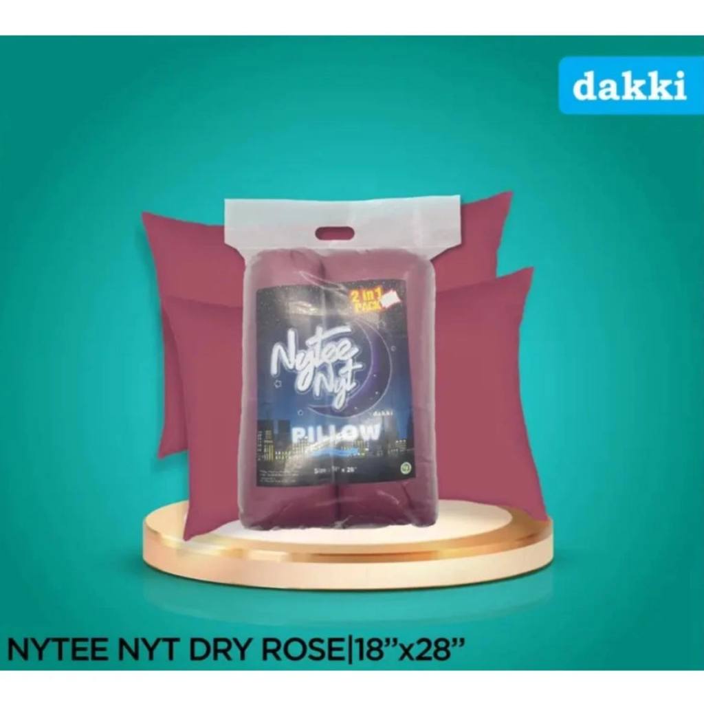 DAKKI NYTEE NYT 2in1 REGULAR PILLOW 18"x28" | Shopee Philippines